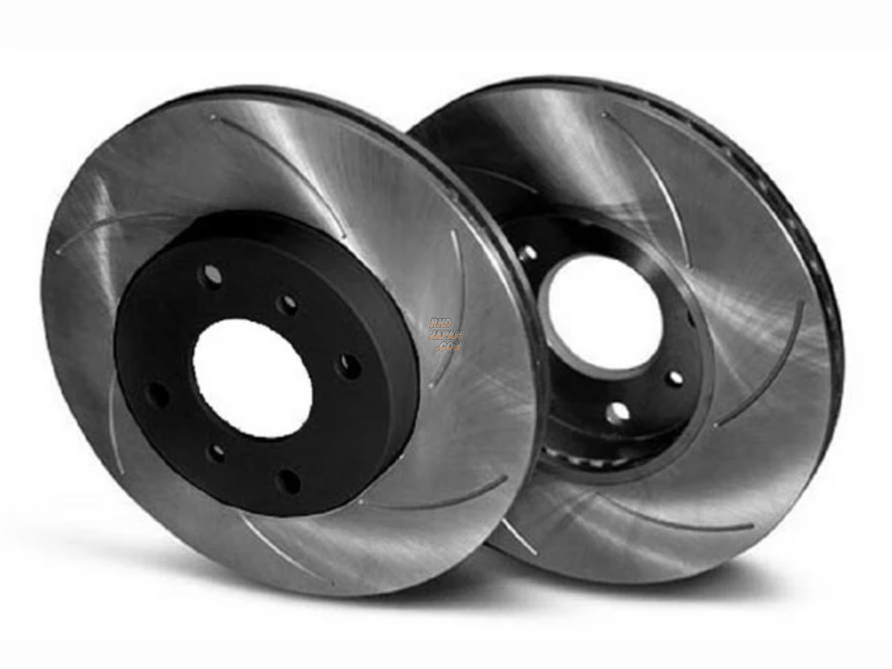 Project Mu SCR Pure Plus 6 Front Brake Rotors Black Hat Coating - BNR32 ...