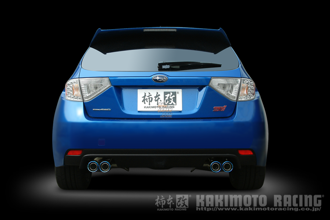 Kakimoto Racing Class KR Muffler Exhaust System - Impreza GRB GRF - RHDJapan