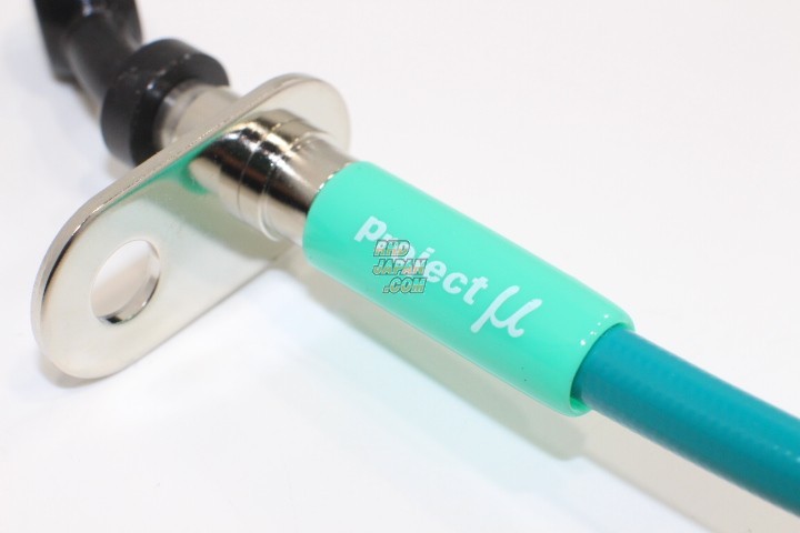 Project Mu Teflon Brake Line Steel Fittings Green - S14 S15 - RHDJapan