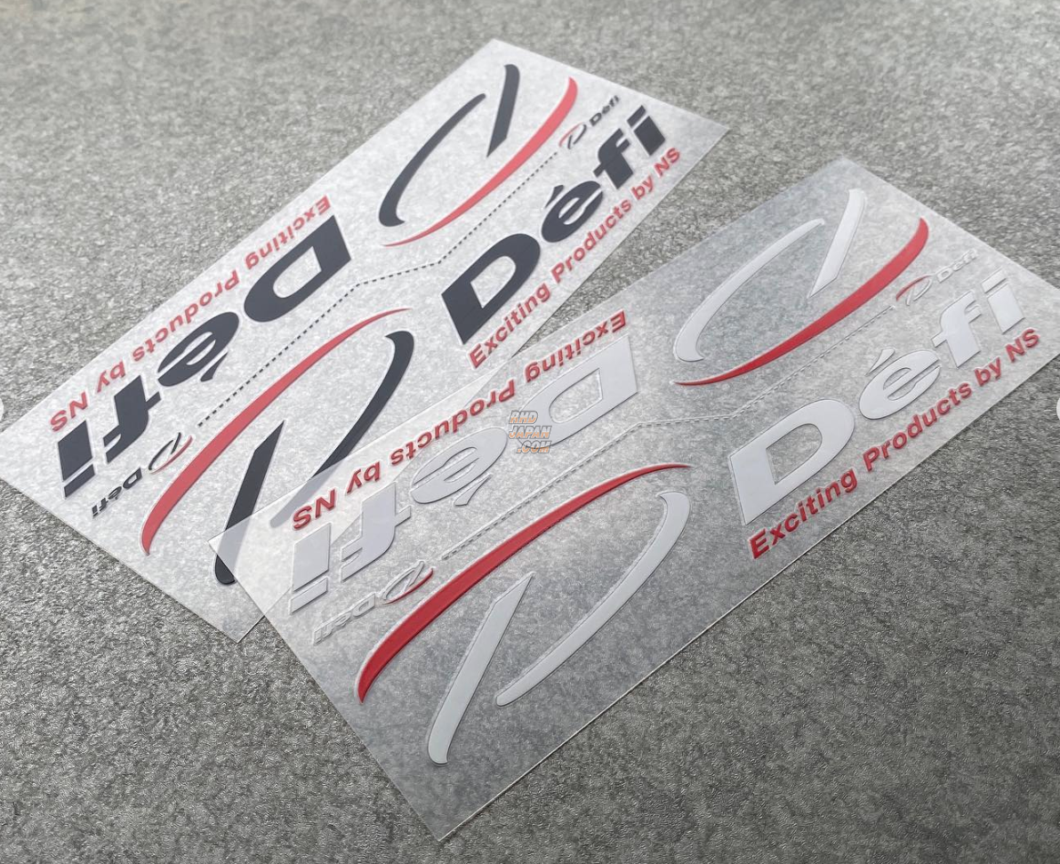 Defi Cutting Sticker Set - White Small - RHDJapan