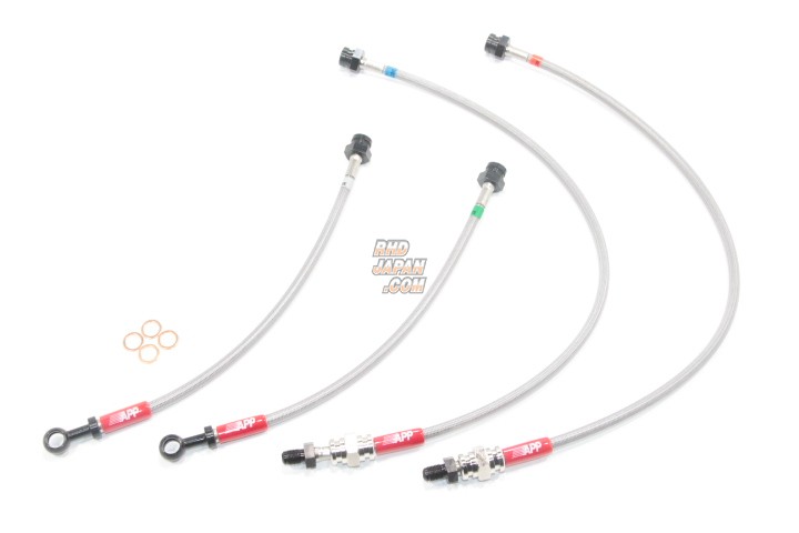 APP Brake Line System Steel Fittings - AE85 AE86 - RHDJapan