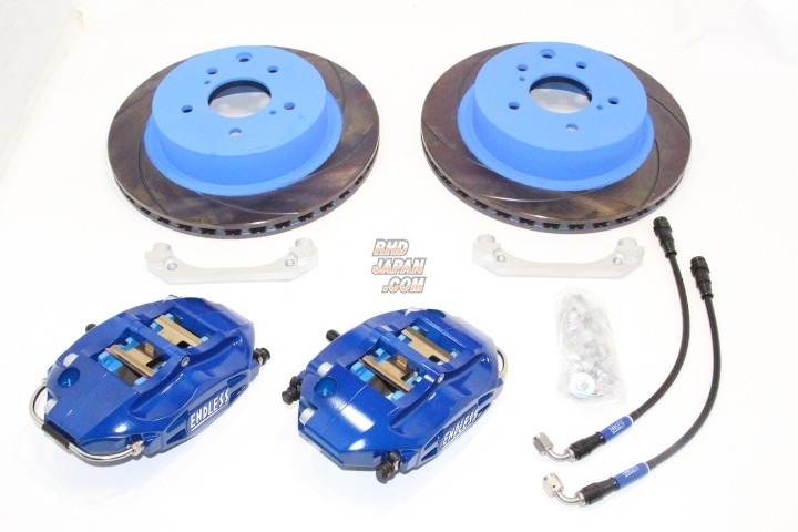 Endless 2Pot Rear S2 Brake Caliper System Blue Almite SR01 - BRZ ZC6 ZD8 - RHDJapan
