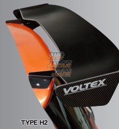 VOLTEX GT Wing Type H2 Wet Carbon 1140mm End Plate C Type - EG6 - RHDJapan