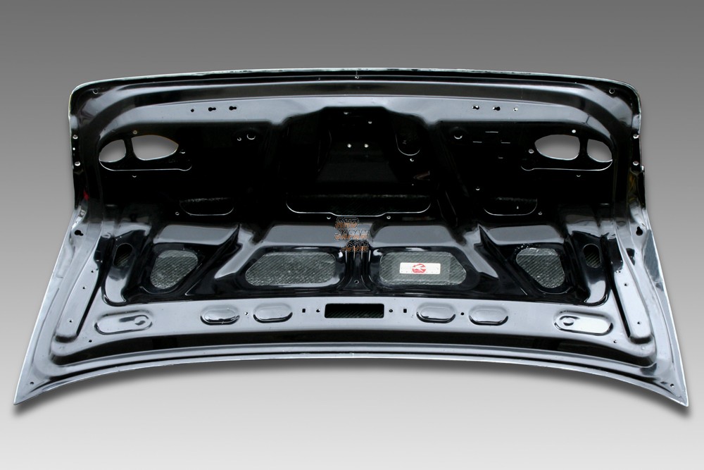 M&M Honda Trunk Lid Type 2 Carbon Fiber Plain Weave With U/V Clear Coat ...