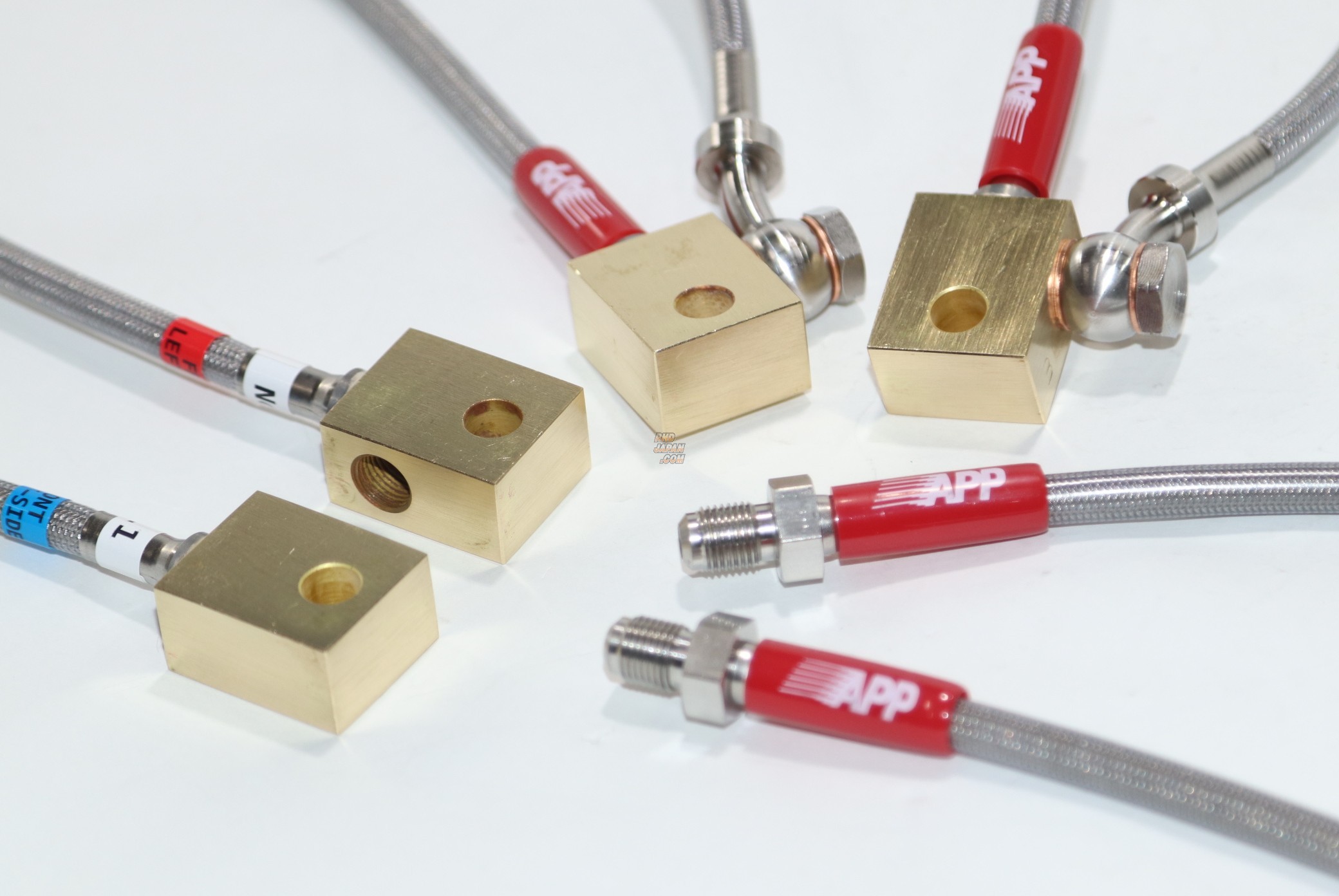 APP Brake Line System Stainless Fittings - V36 Z34 - RHDJapan