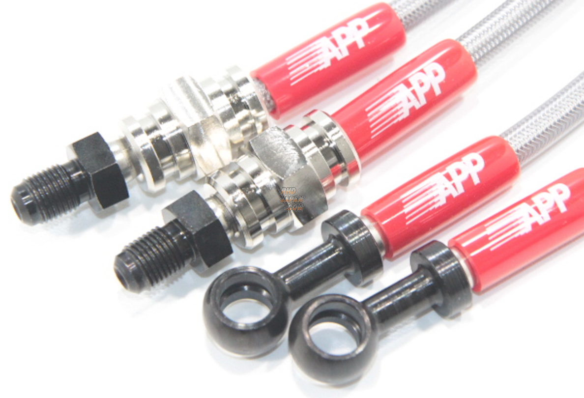 APP Brake Line System Steel Fittings - GE6 GE7 GE8 GE9 Rear Disc Brake ...