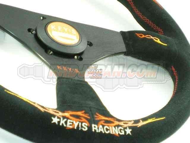 KEY`S Racing Fossa Magna Series Steering Wheel Flat Type - 325mm ...