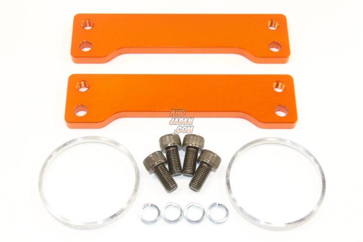 Super Now Rear Brake Rotor Caliper Bracket Set Orange 16 inch - FC3S ...