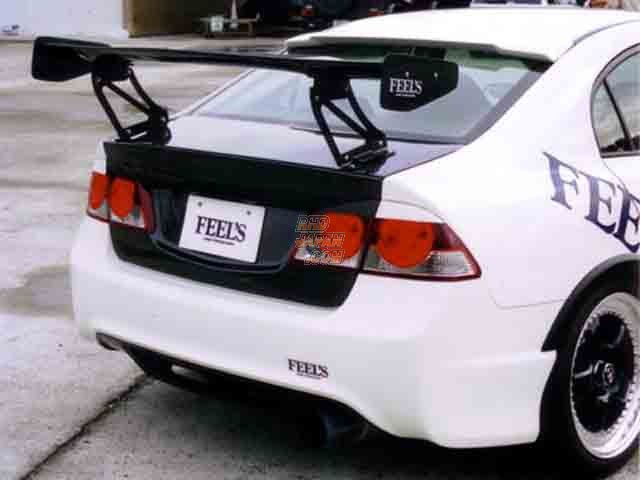 Feel's 3D Carbon GT Wing Rear Spoiler 1530mm Twill Weave FRP Bracket ...