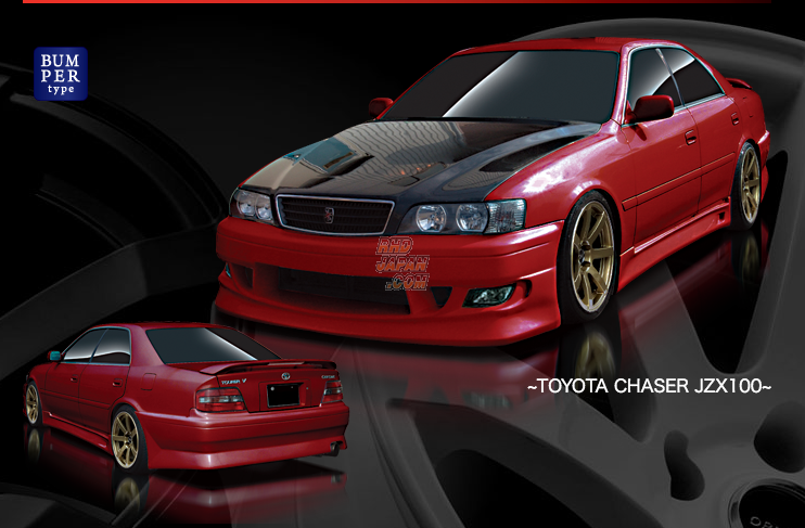 Origin Labo. Stream Line Front Bumper - JZX100 Chaser - RHDJapan