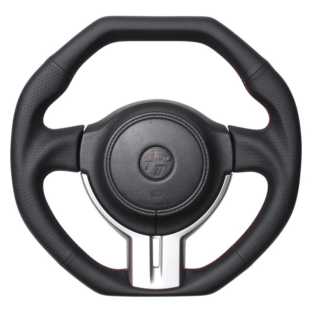 Real Premium Series Steering Wheel Octagon Shape Napa All Leather Black ...