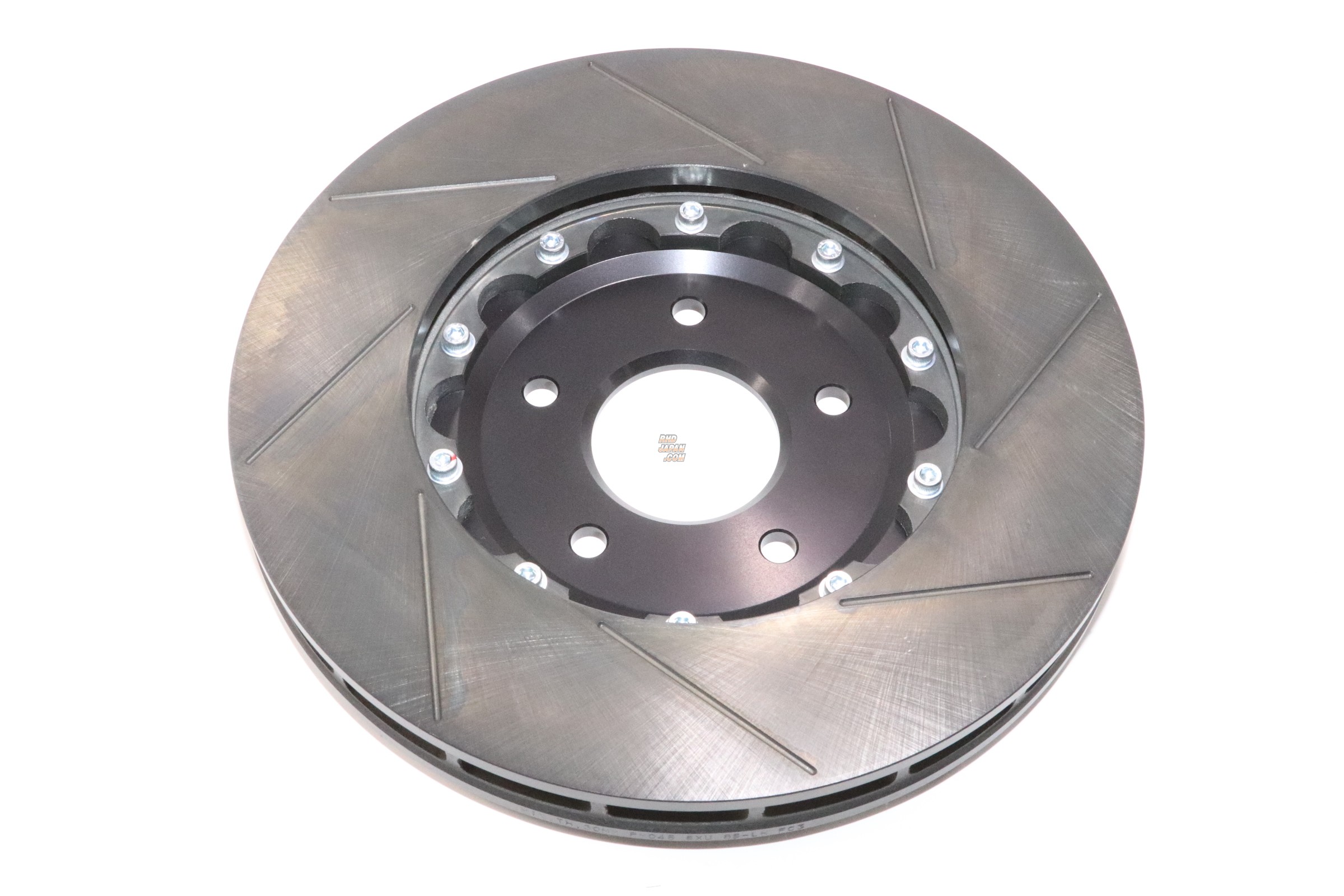 Project Mu SCR-PRO Brake Rotor Set Front Black Bell Housing - Lancer ...