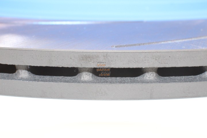 Endless Curving Slit Brake Rotor Front Blue Left - EP82 EP91 - RHDJapan