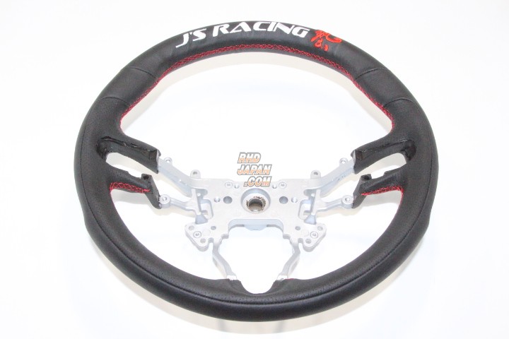 J's Racing Sports Steering Wheel Waza Leather - Civic FD1 FD2 GE6-9 GP1 ...