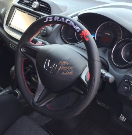 J's Racing Sports Steering Wheel Waza Leather - Civic FD1 FD2 GE6-9 GP1 ...