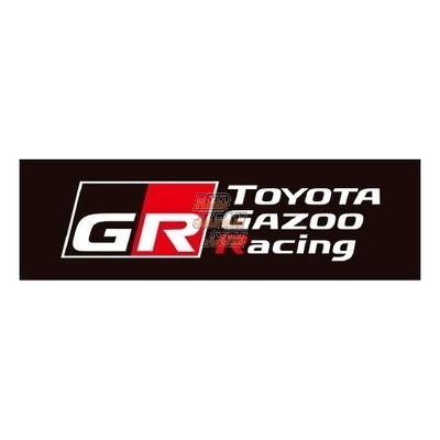 Toyota Gazoo Racing Sticker - Black - RHDJapan