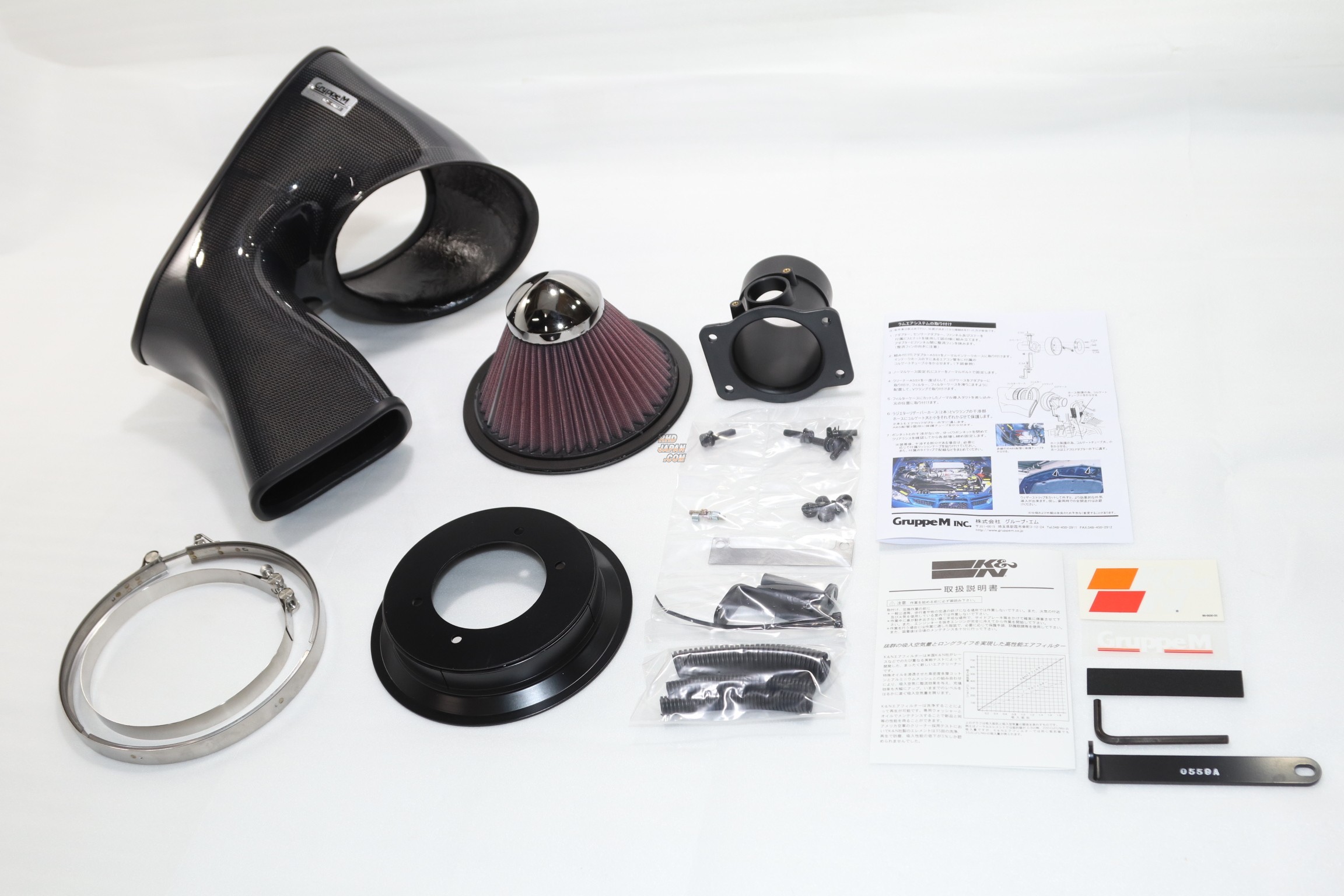 GruppeM Ram Air System Intake Kit - GDA GDB Applied F-G - RHDJapan