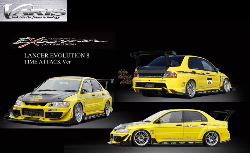 Varis Time Attack Version Front Aero Kit - CT9A EVO VIII - RHDJapan