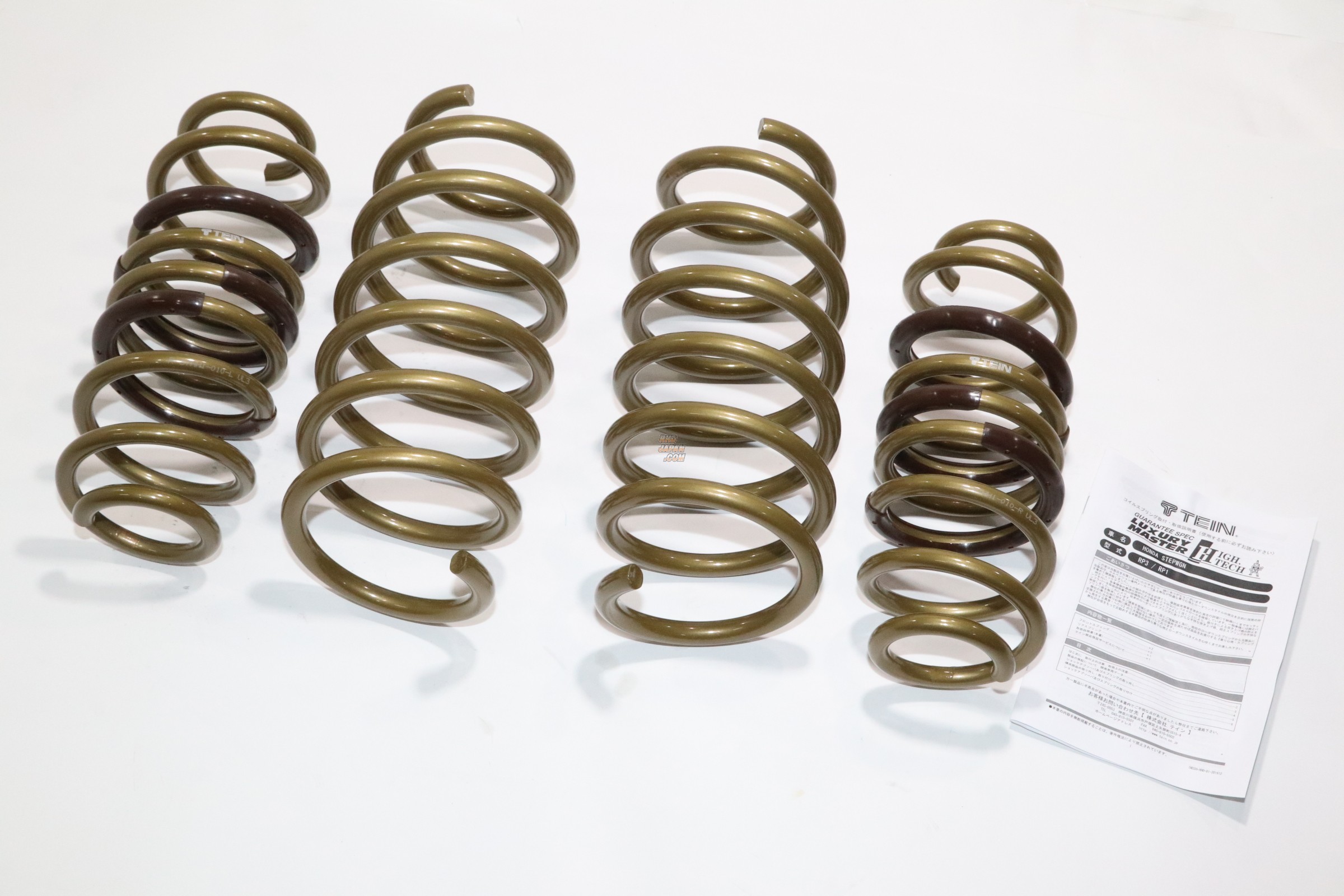 Tein Guarantee Spec Luxury Master High.Tech Low Down Coil Spring Full ...