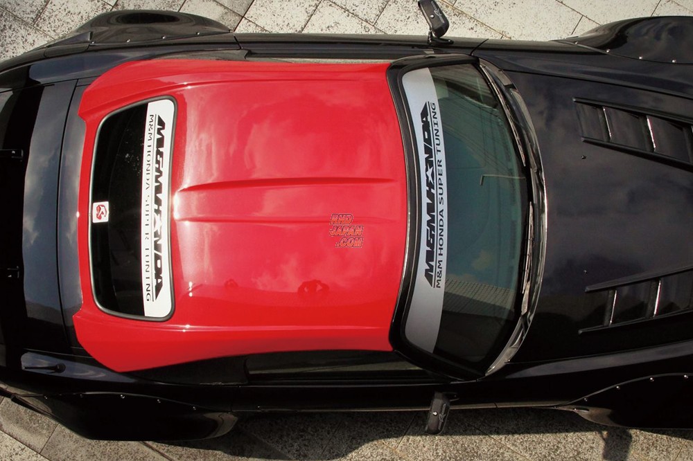 M&M Honda Front Window Sticker Type FD White - DC5 - RHDJapan