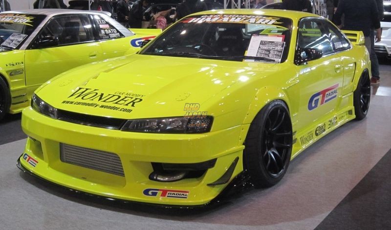 Car Modify Wonder Glare Over Fender Set Front 50mm Rear 30mm - S14 Kouki - RHDJapan