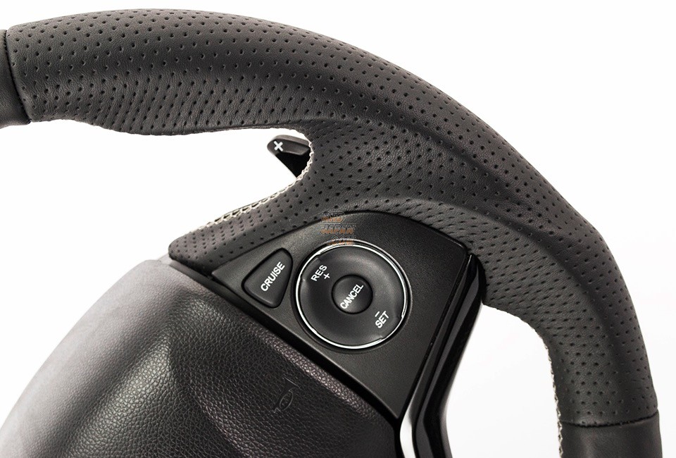 Kenstyle Steering Wheel All Black Leather Silver Stitch - GK3-9 GP5-8 ...