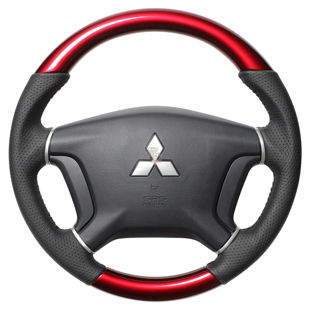 Real Original Series Steering Wheel Round Shape Pearl Red Baseball ...