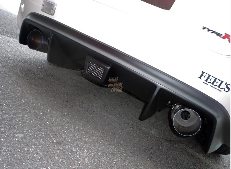 Feel's - Honda Twincam Rear Under Diffuser For Double Exhaust Matte ...