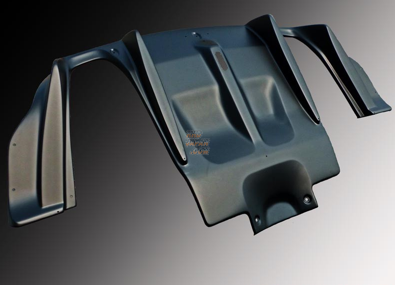 Feel's - Honda Twincam Rear Under Diffuser For Double Exhaust Matte ...