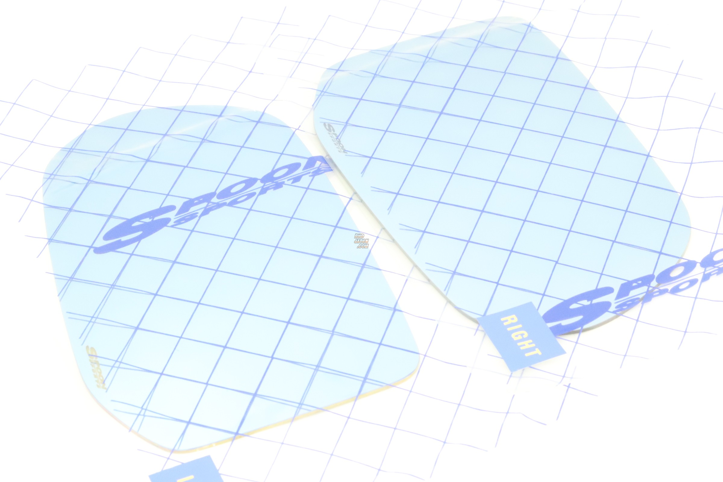 Spoon Sports Hydro-Blue Wide Mirror Glass Set - Civic Type-R FD2 - RHDJapan