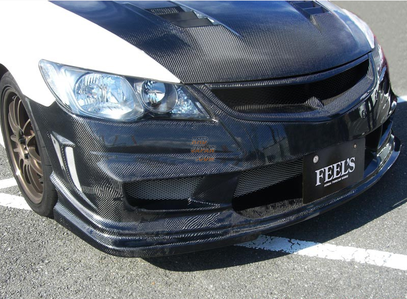 Feel's - Honda Twincam Sports Front Bumper Twill Weave Carbon - Civic ...