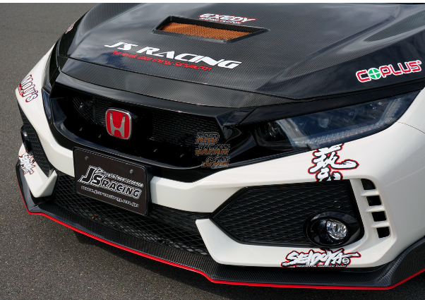 J's Racing Type R Front Sport Grille Emblem Base - Civic Type-R FK8 ...
