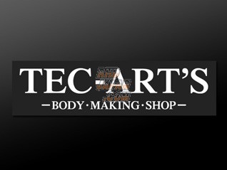 Tec-Art's Original Cutting Sticker Large - White - RHDJapan