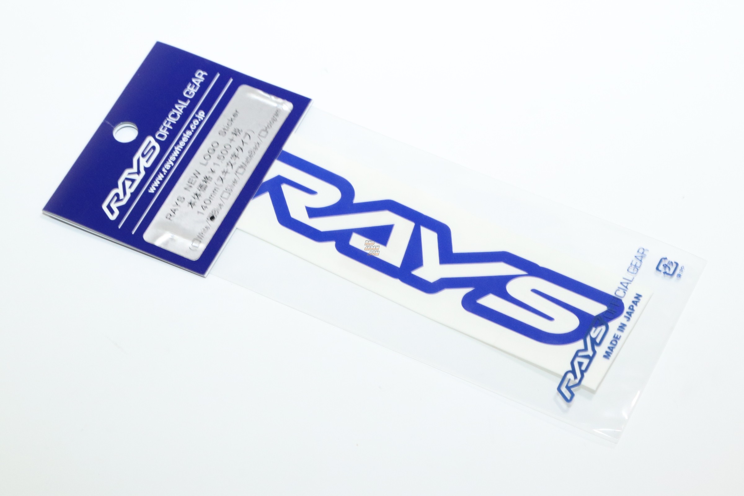 Rays NEW Logo Sticker Small 140mm - Blue - RHDJapan