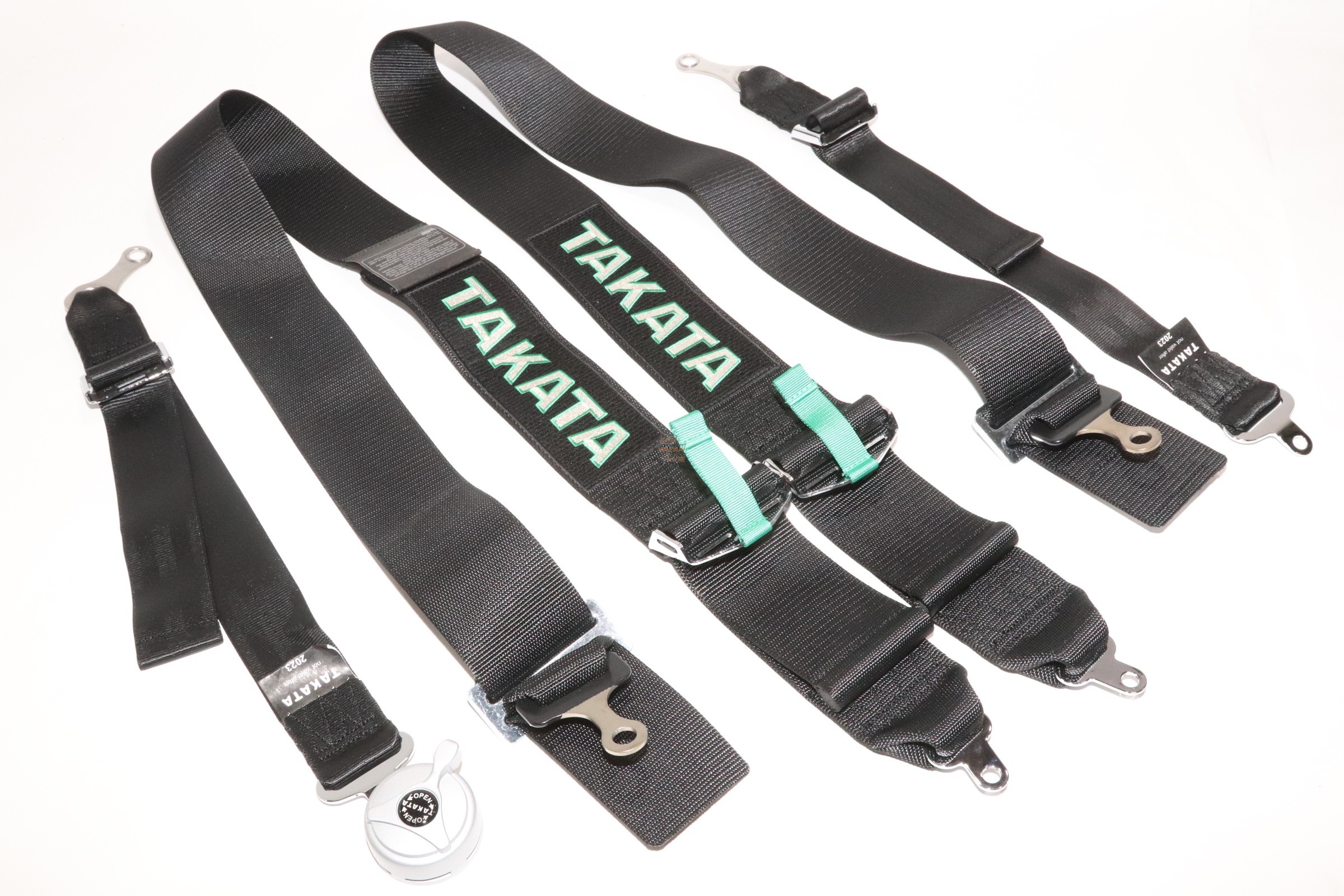 TAKATA Race 4 Bolt Seat Belt Harness - Black Left - RHDJapan