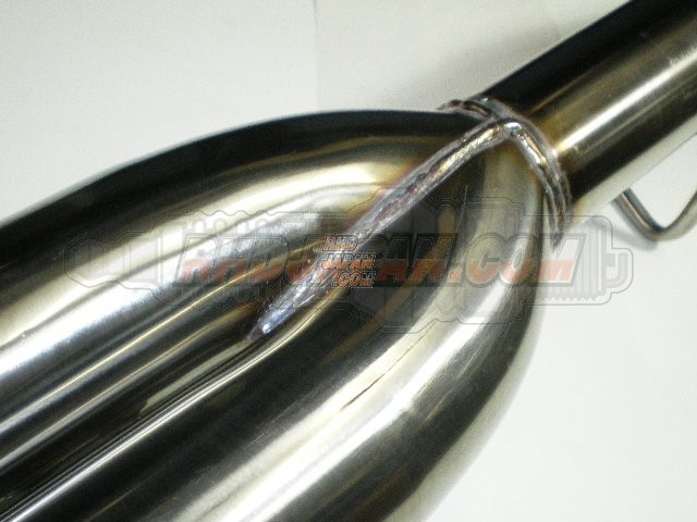 Howakan HP Twin-Tip Muffler Exhaust - JZX90 Chaser with OEM Rear Under ...