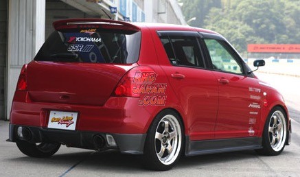 Sun Line Racing SL-R Rear Center Diffuser Set FRP - Swift Sport ZC31S ...