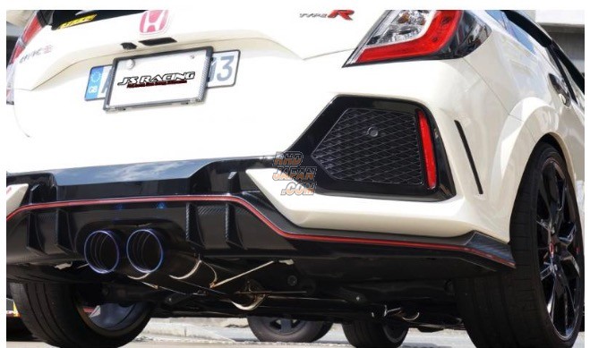 J's Racing Exhaust Plus Legal Dual 70RS - Civic Type-R FK8 - RHDJapan