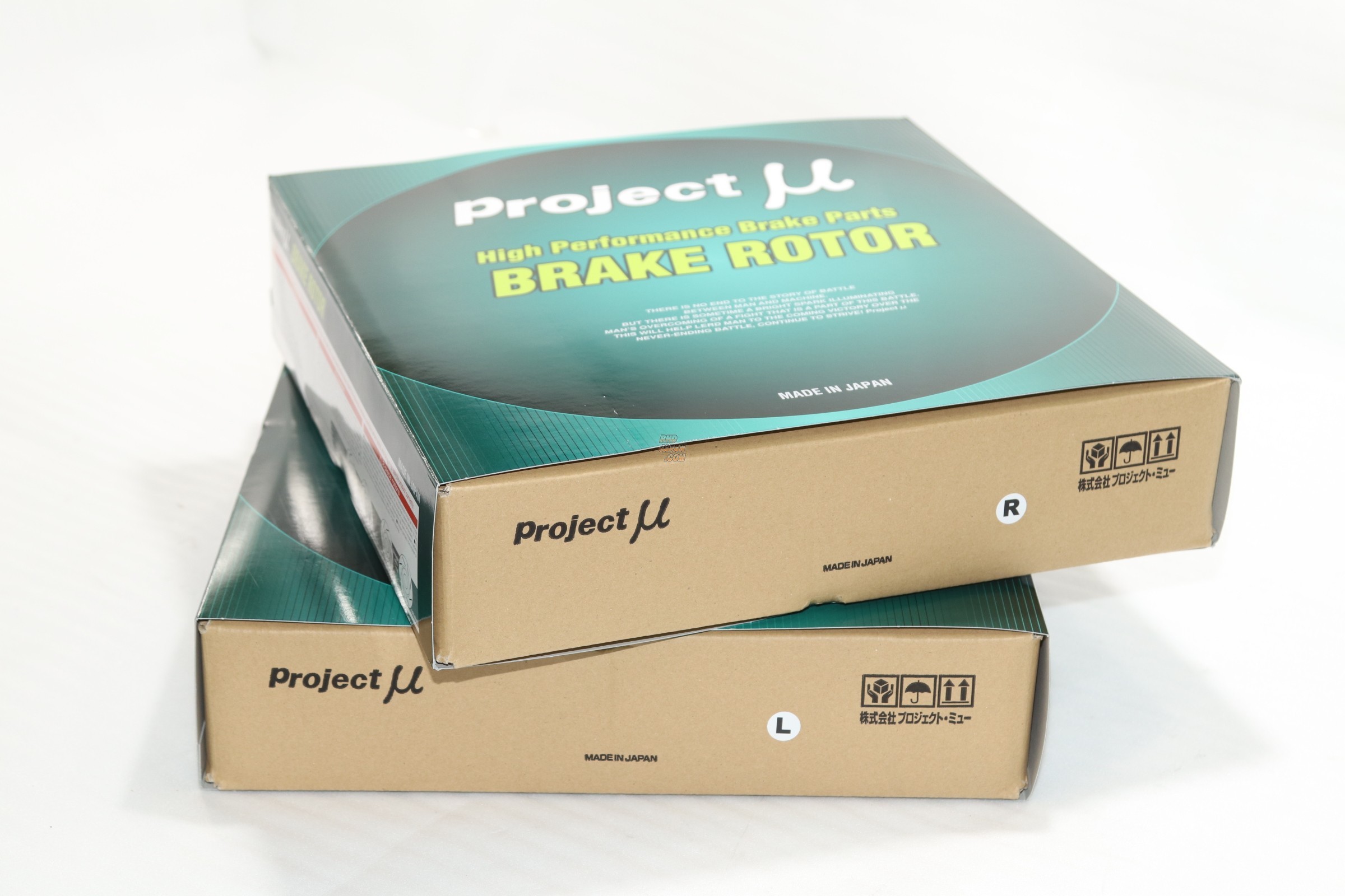 Project Mu SCR Brake Rotor Set Front Black Coated Finish - Lexus IS-F ...