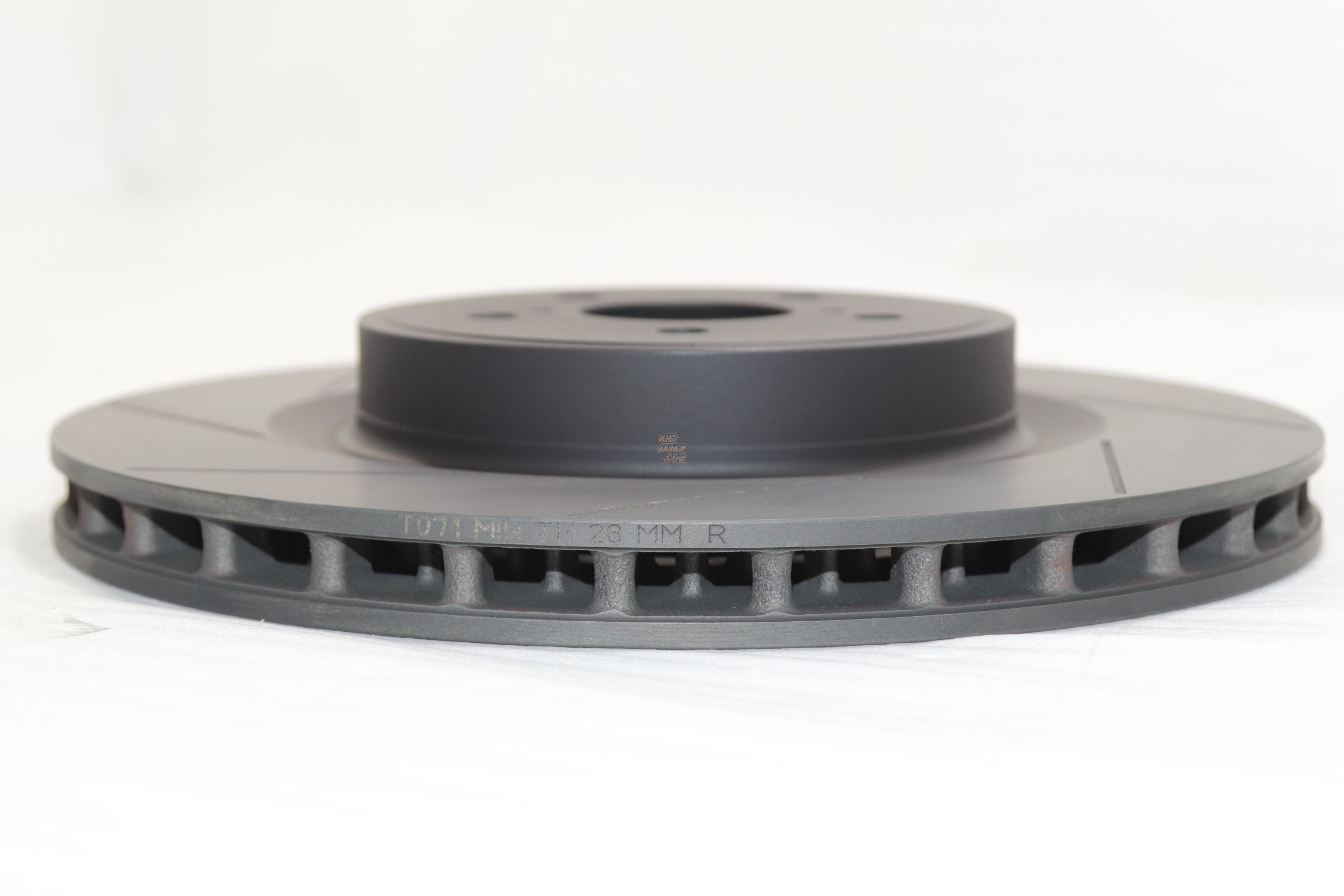 Project Mu SCR Brake Rotor Set Front Black Coated Finish - Lexus IS-F ...