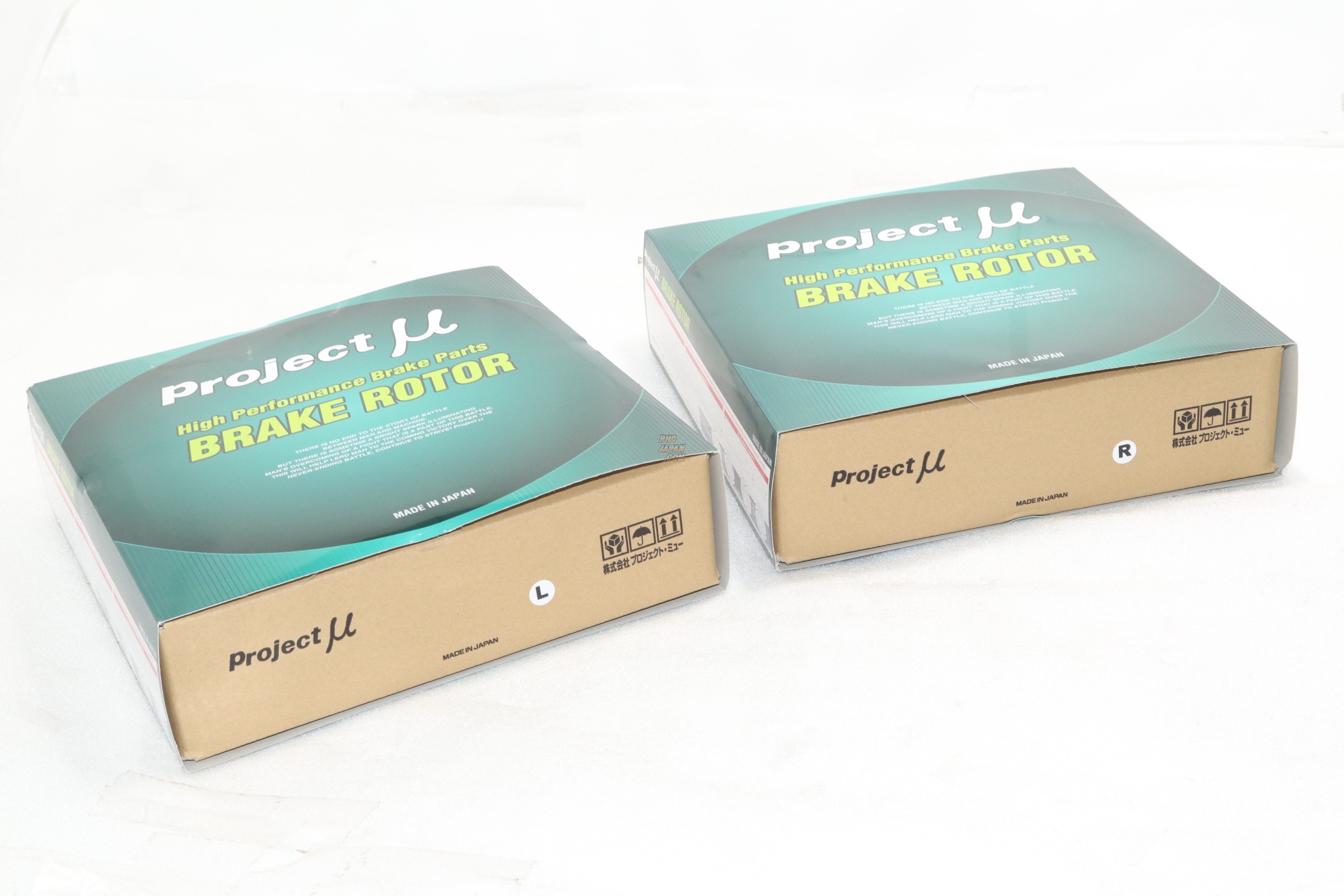 Project Mu SCR Brake Rotor Set Front Black Coated Finish - Civic FD2 ...