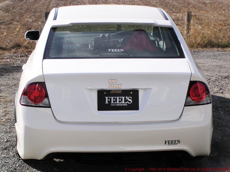 Feel's Sport Trunk Lid FRP With Pre-Drilled Wing Holes - Civic Type-R ...