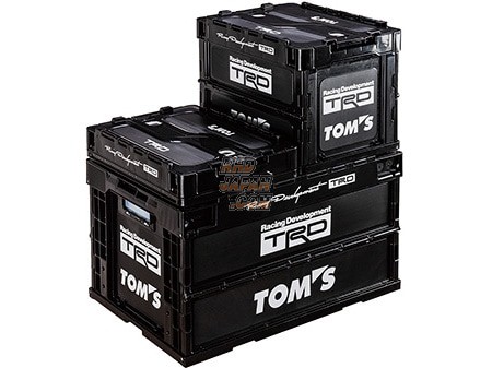 TRD TRDxTOM'S Folding Container Box - Black Medium 20L - RHDJapan