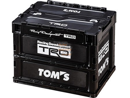 TRD TRDxTOM'S Folding Container Box - Black Medium 20L - RHDJapan