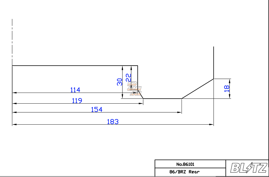 Blitz Big Caliper Brake Kit II 4Pot Street Rear - BRZ ZC6 ZD8 86 ZN6 ...