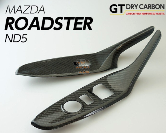 Axis-Parts Switch Panel Set GT Dry Carbon Fiber Half-Gloss Half-Matte Finish - ND5RC NDERC ...