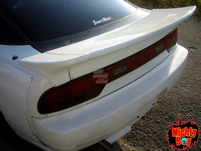 Super Made Mighty Boy 3-Pc Wing Rear Spoiler - RS13 RPS13 - RHDJapan