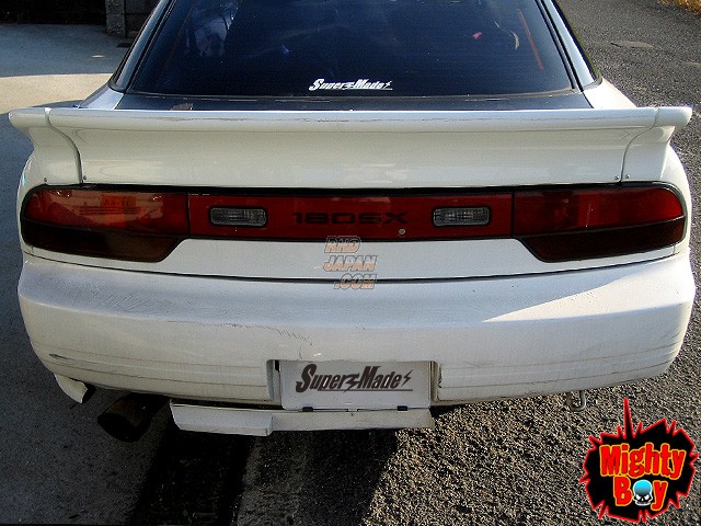 Super Made Mighty Boy 3-Pc Wing Rear Spoiler - RS13 RPS13 - RHDJapan