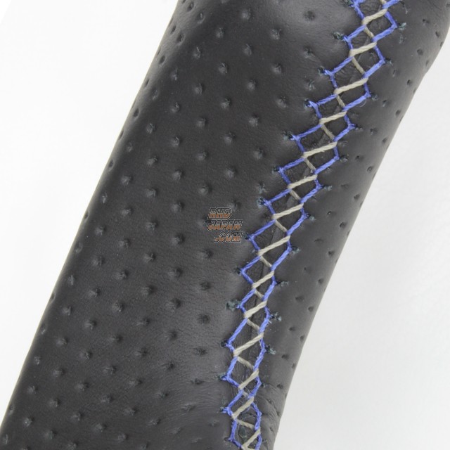 Real Premium Series Steering Wheel C-Shape Black Carbon Blue Silver ...