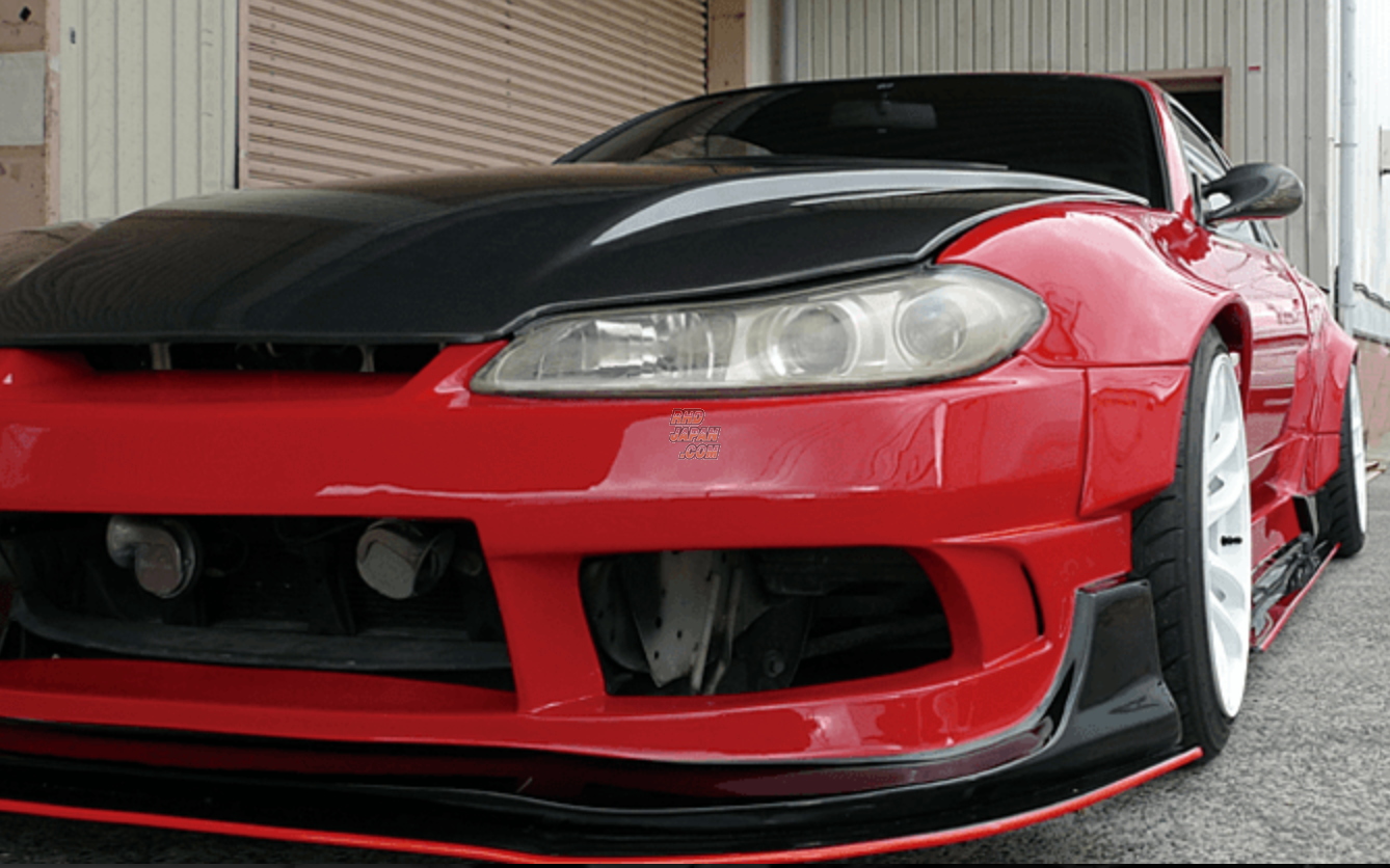 Origin Labo. Front Wide Fender Set Twin Duct +75mm - S15 - RHDJapan